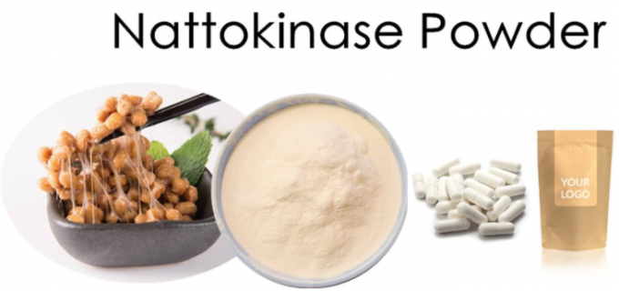 Food additives 20000fu Natto Extract Nattokinase Powder